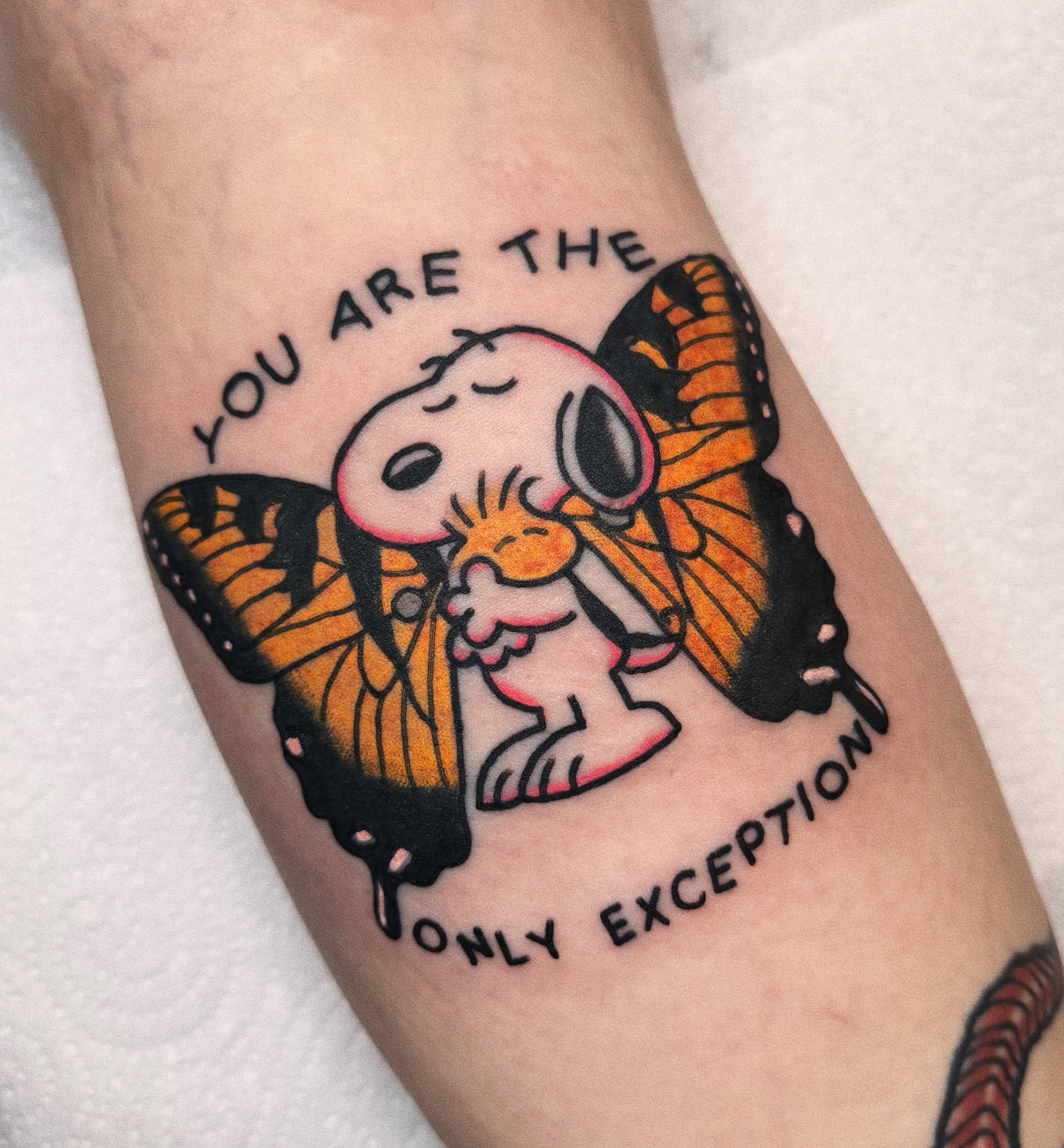 Paramore Butterfly Tattoo