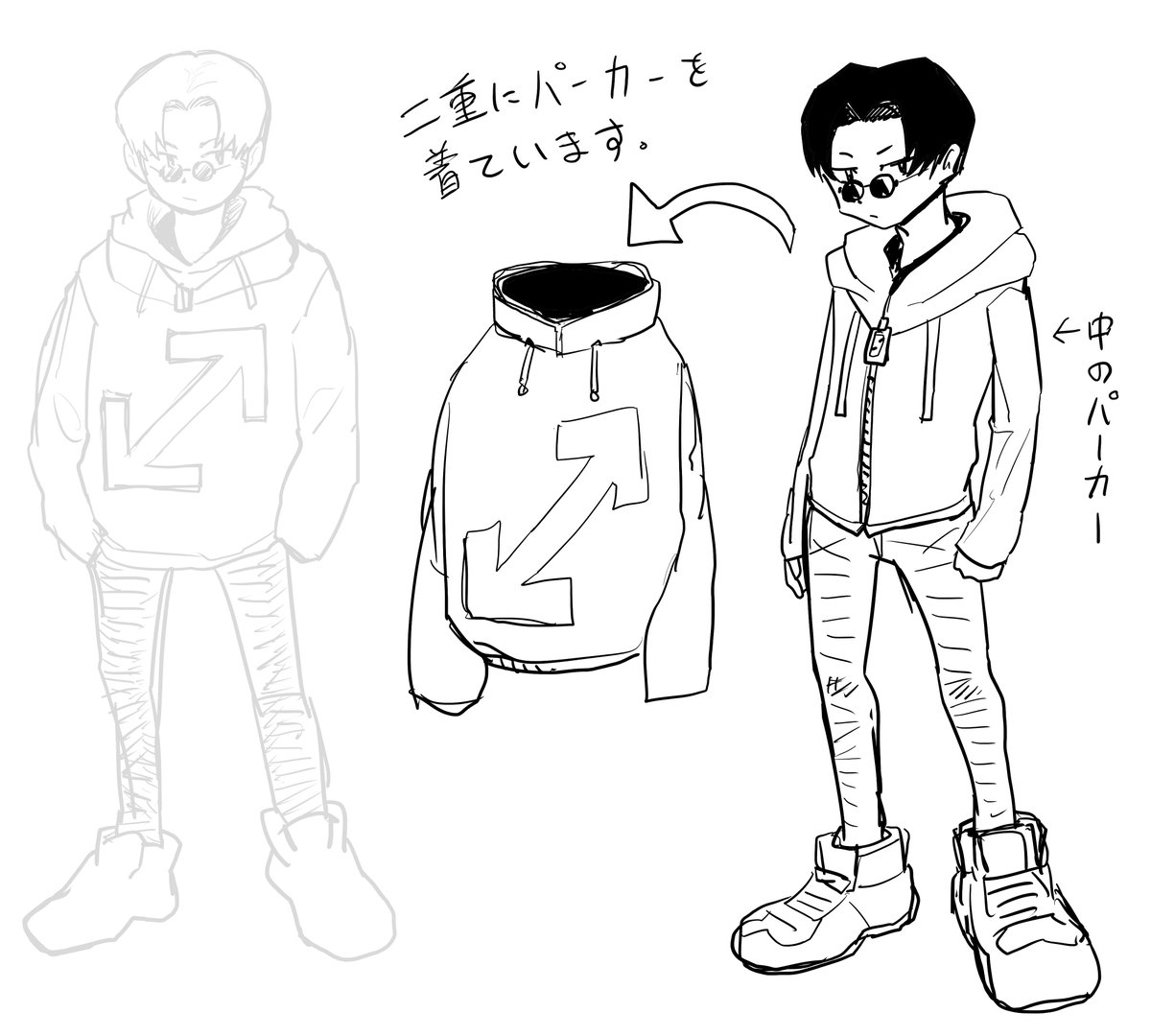 「上着どうなってるの? という疑問がポツポツきこえてきたので。 」せらみかるの漫画