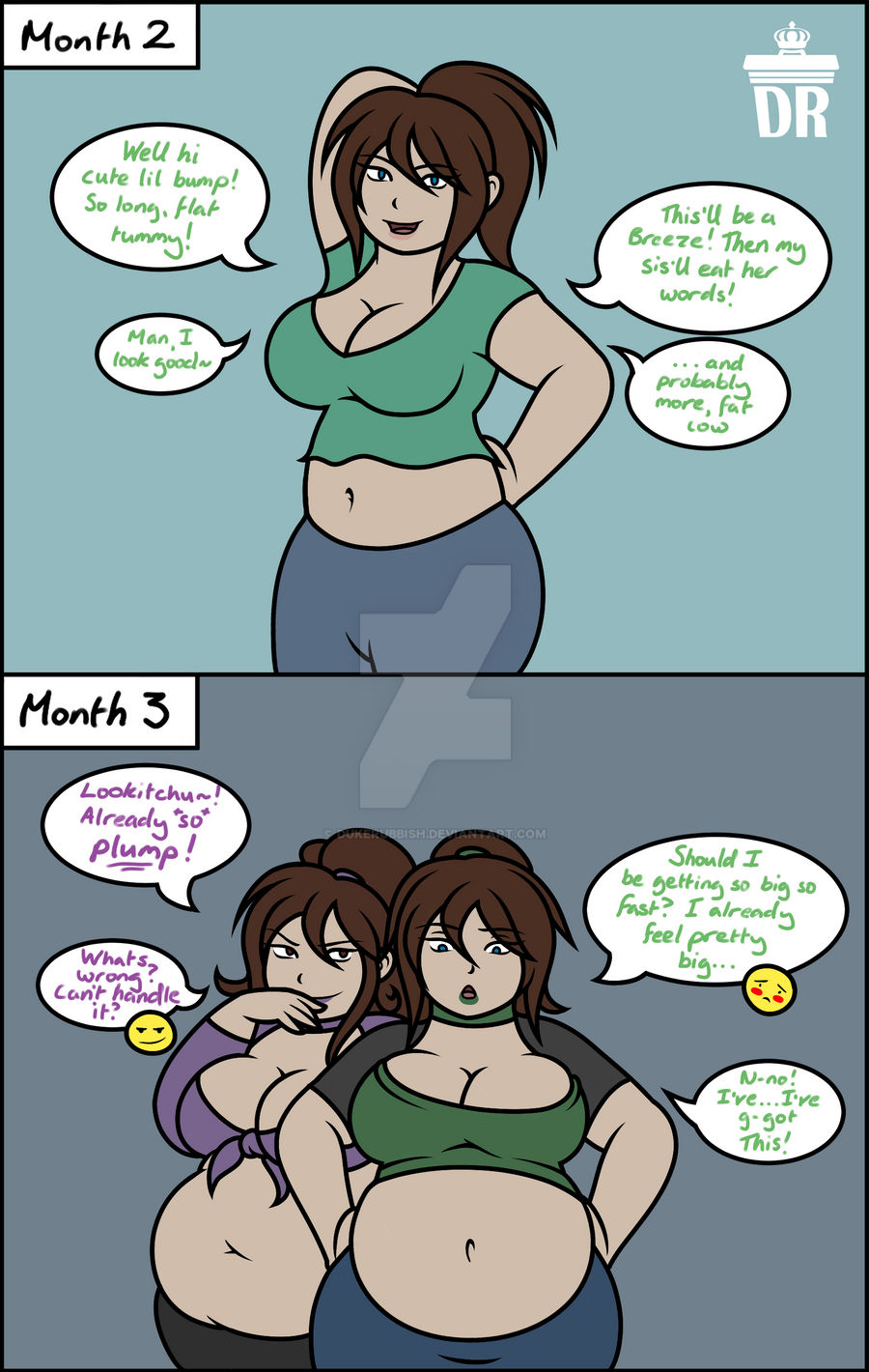 Weight Gain Comics Deviantart