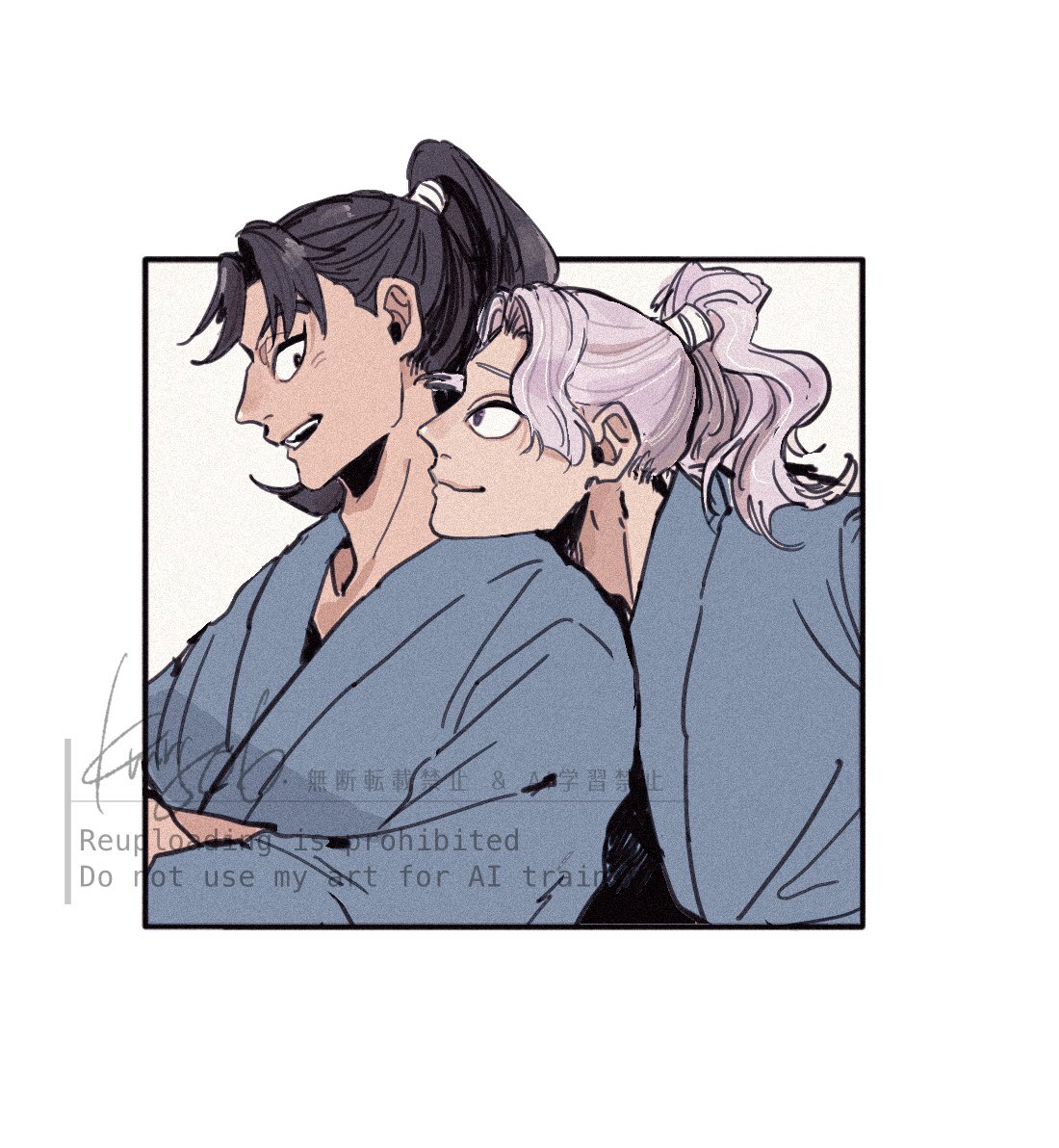 「nntm再熱したので好きCP描き描き仙文、留伊、さくなこ() 」|506のイラスト