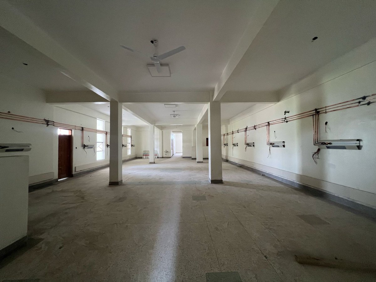 The ward Lift lobby Ramp and entrance lobby