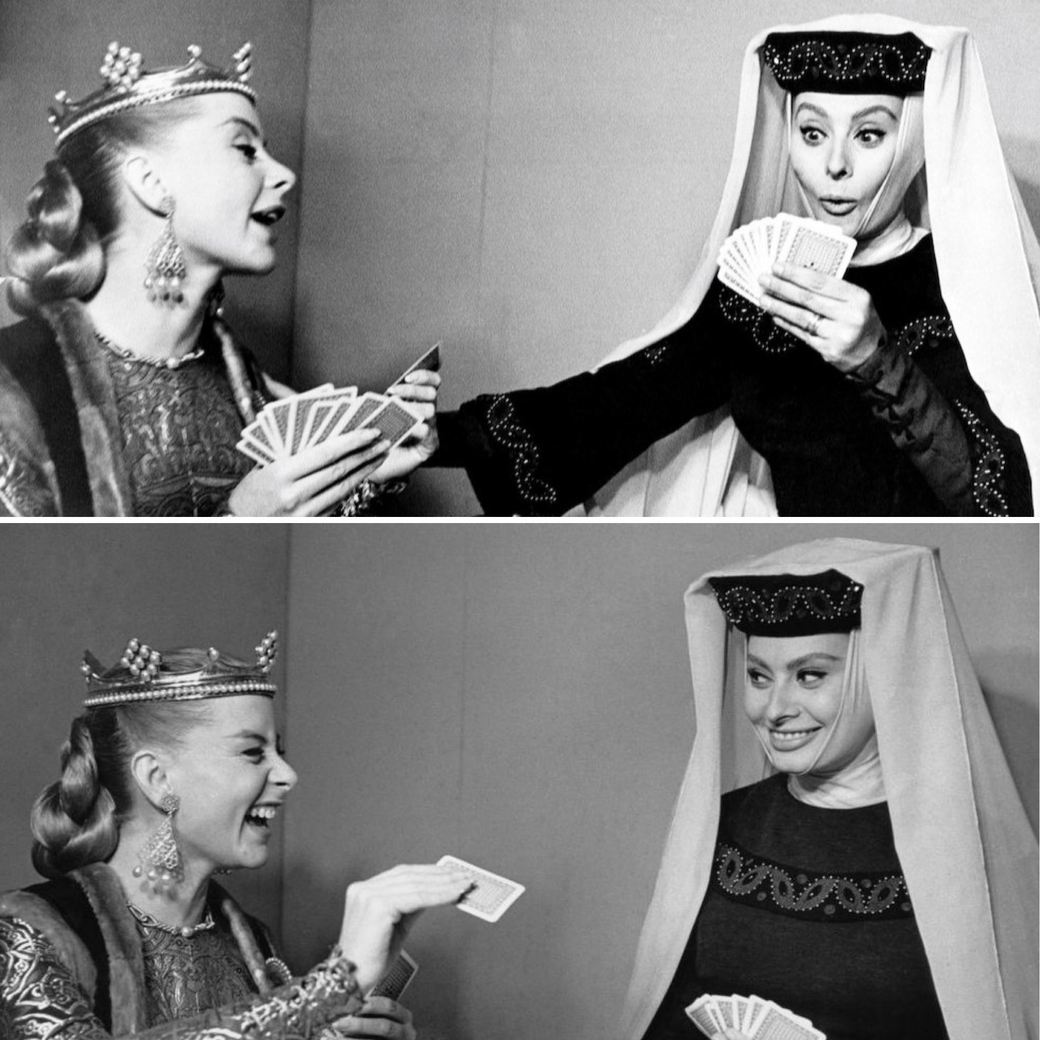 Sophia Loren And Genevieve Page