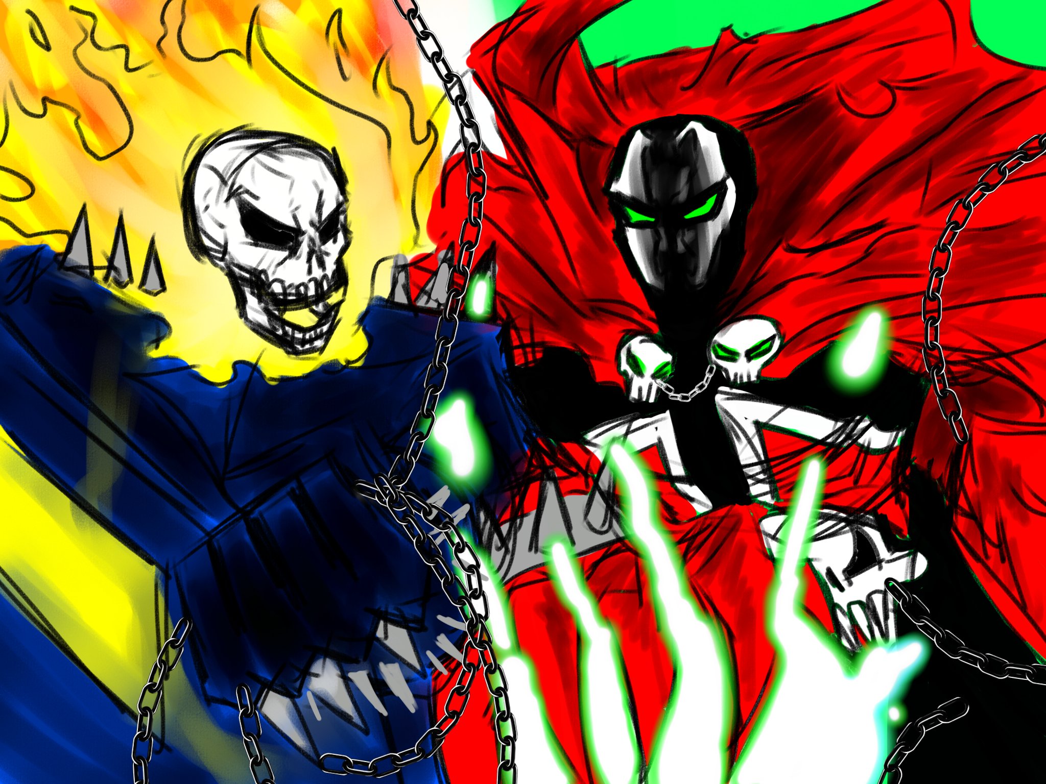 Ghost Rider Vs Spawn Ghost Rider VS Spawn | VS Battles Wiki Forum
