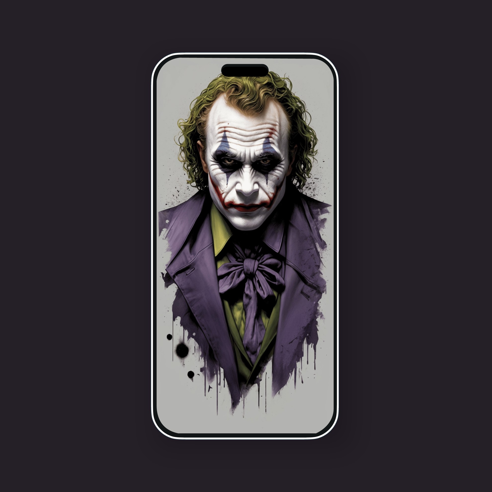 Joker Why So Serious Phone Wallpaper Joker Heath Ledger Wallpapers