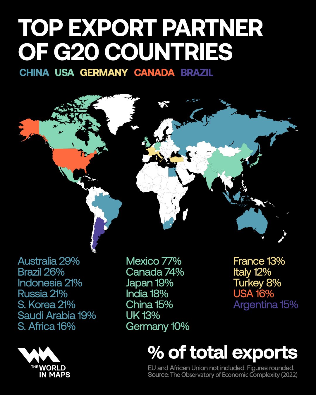 This Giant Map Shows The Top Export Of Every Country INFOGRAPHIC: