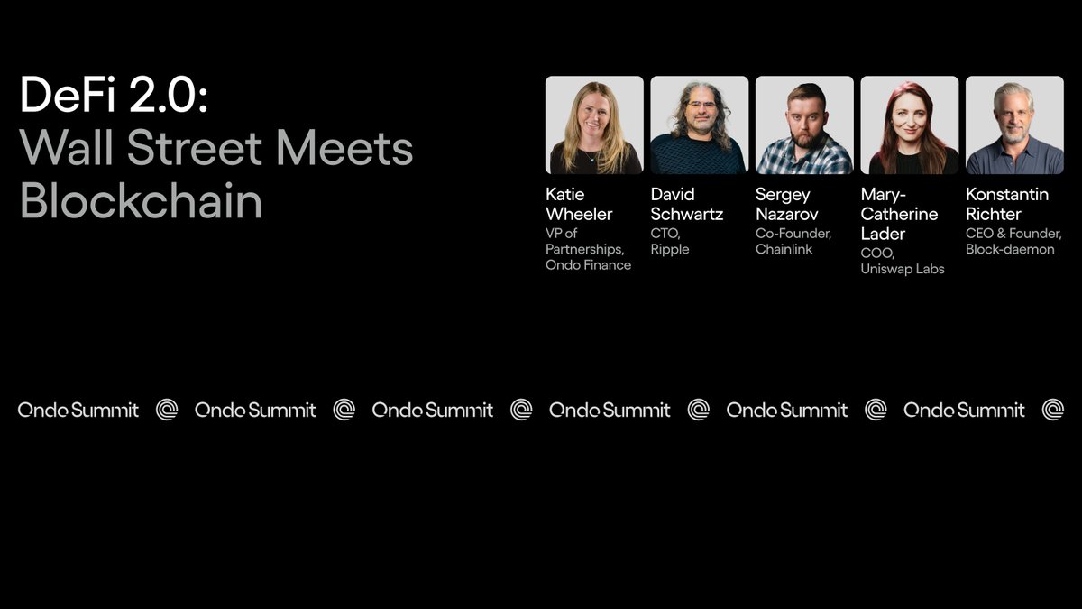 Ondo Summit 2025 Begins February 6 at 10:00 AM ET in NYC with Keynote ...