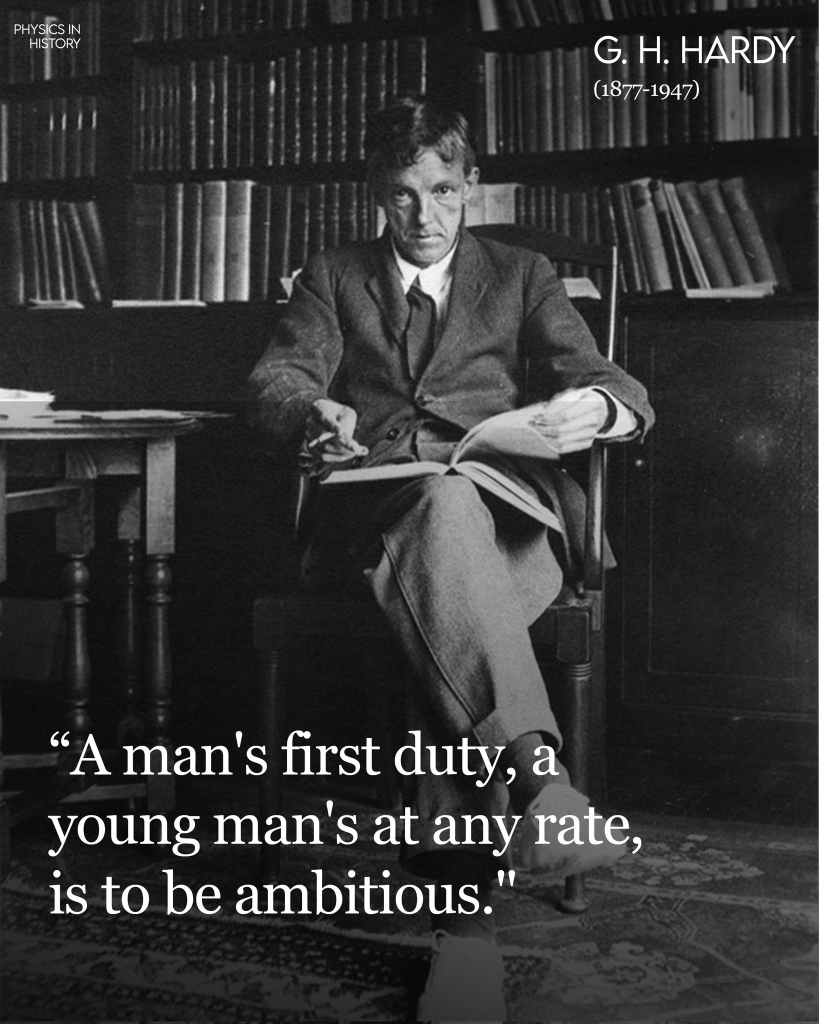 The G H Hardy Mathematician G. H. Hardy Linda Hall Library