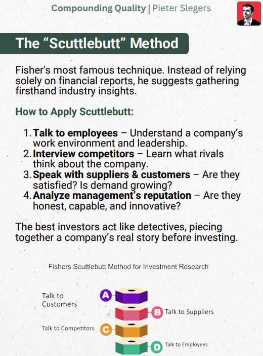 Most investors focus on numbers Philip Fisher focused on insight. And ...