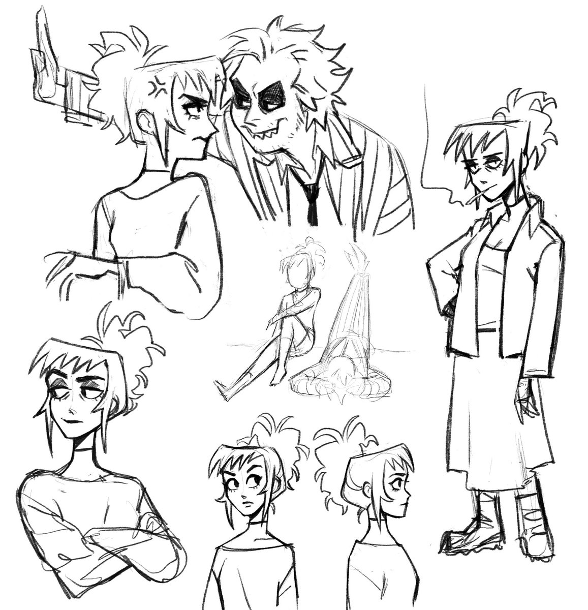 「idk who remembers but i had my own versions of beetlejuice a」Spike R ...