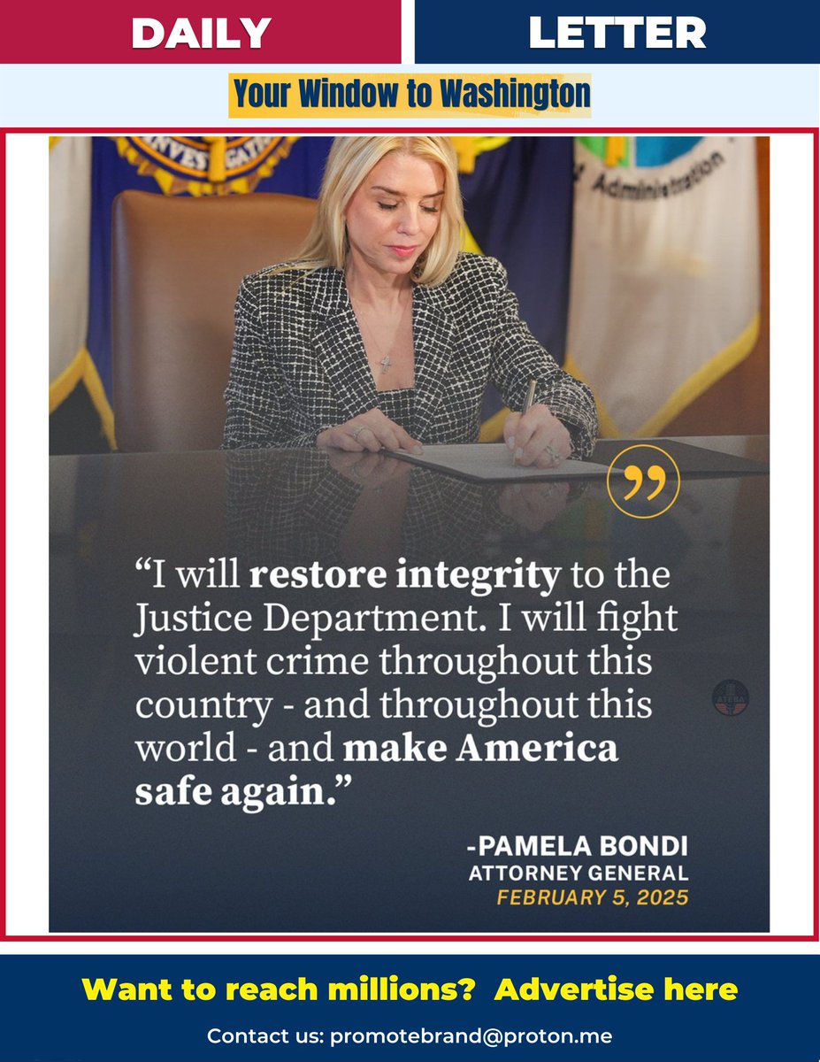 Pam Bondi Becomes U.S. Attorney General, Launches October 7 Task Force and Focuses on Violent ...