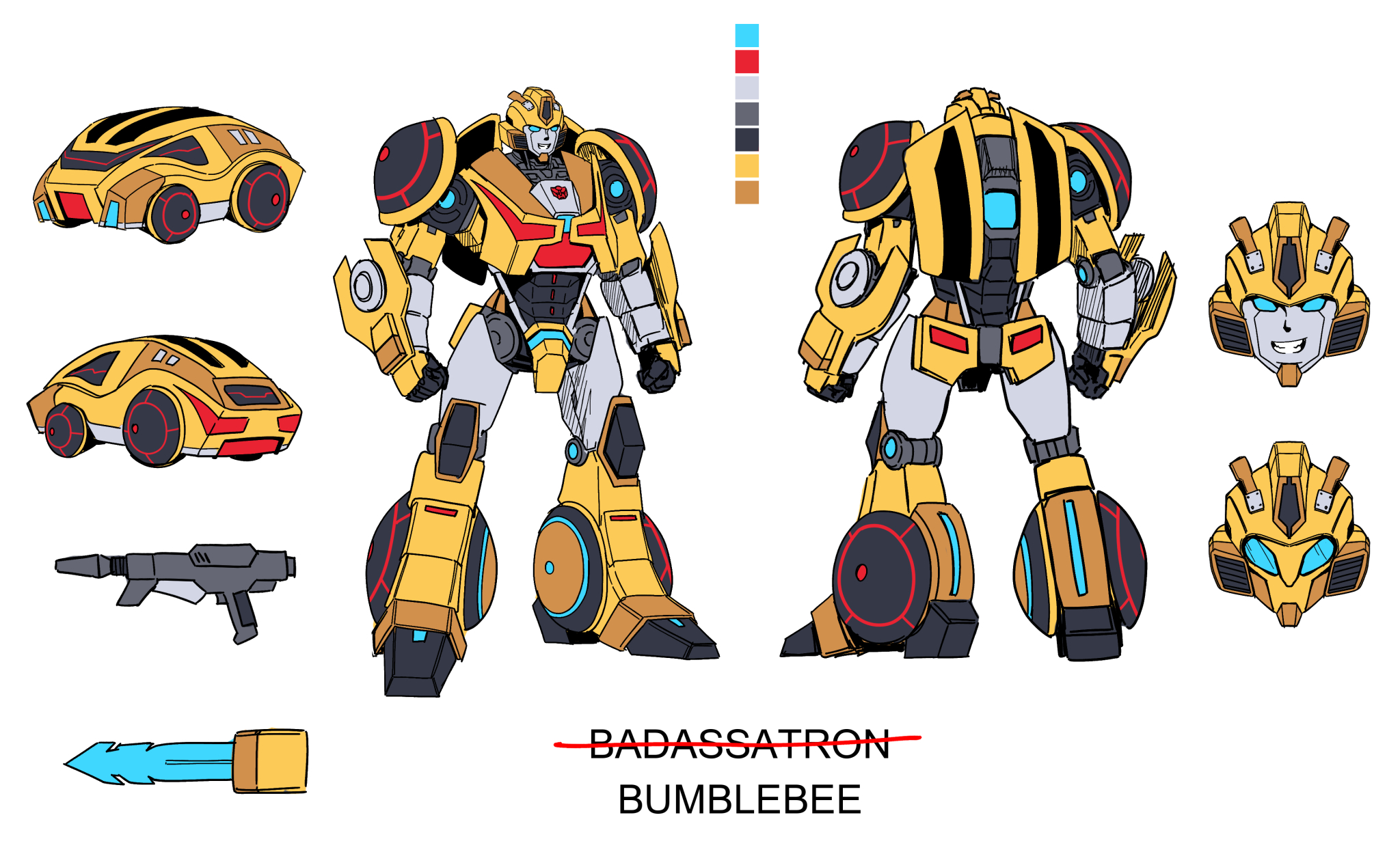 Transformers Animated Bumblebee Cybertron Mode Bumblebee (Animated)