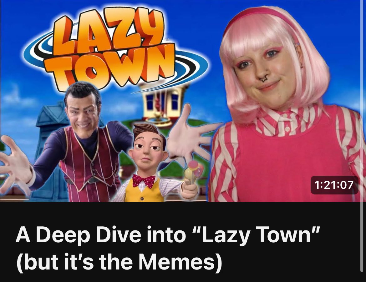 Lazy Town Meme Lazy Town Meme Throwback Always A Way Music Video