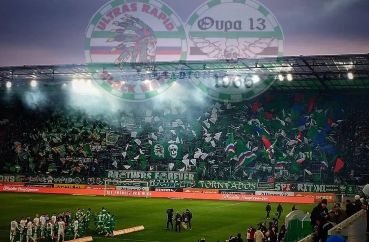 Ultras Rapid Block West Logo Ultras Rapid Block West