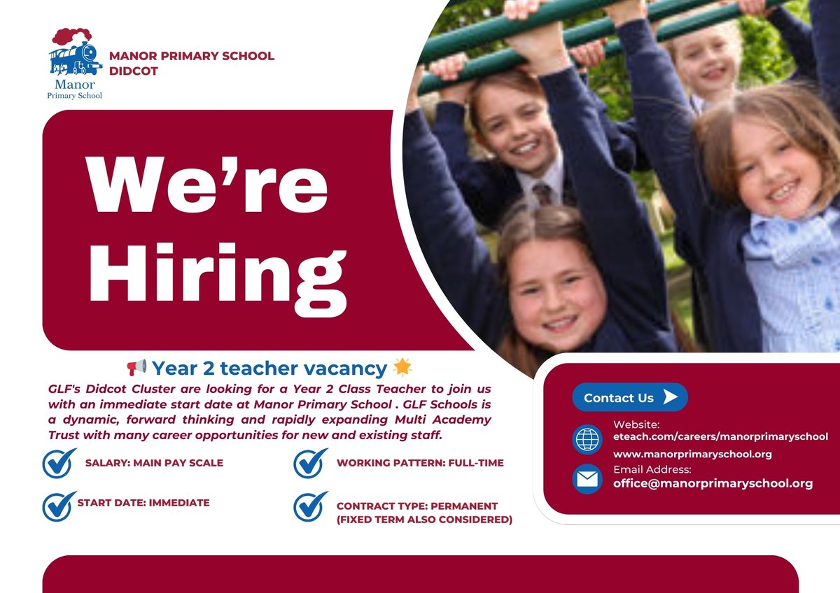 Welcome to Manor Primary School