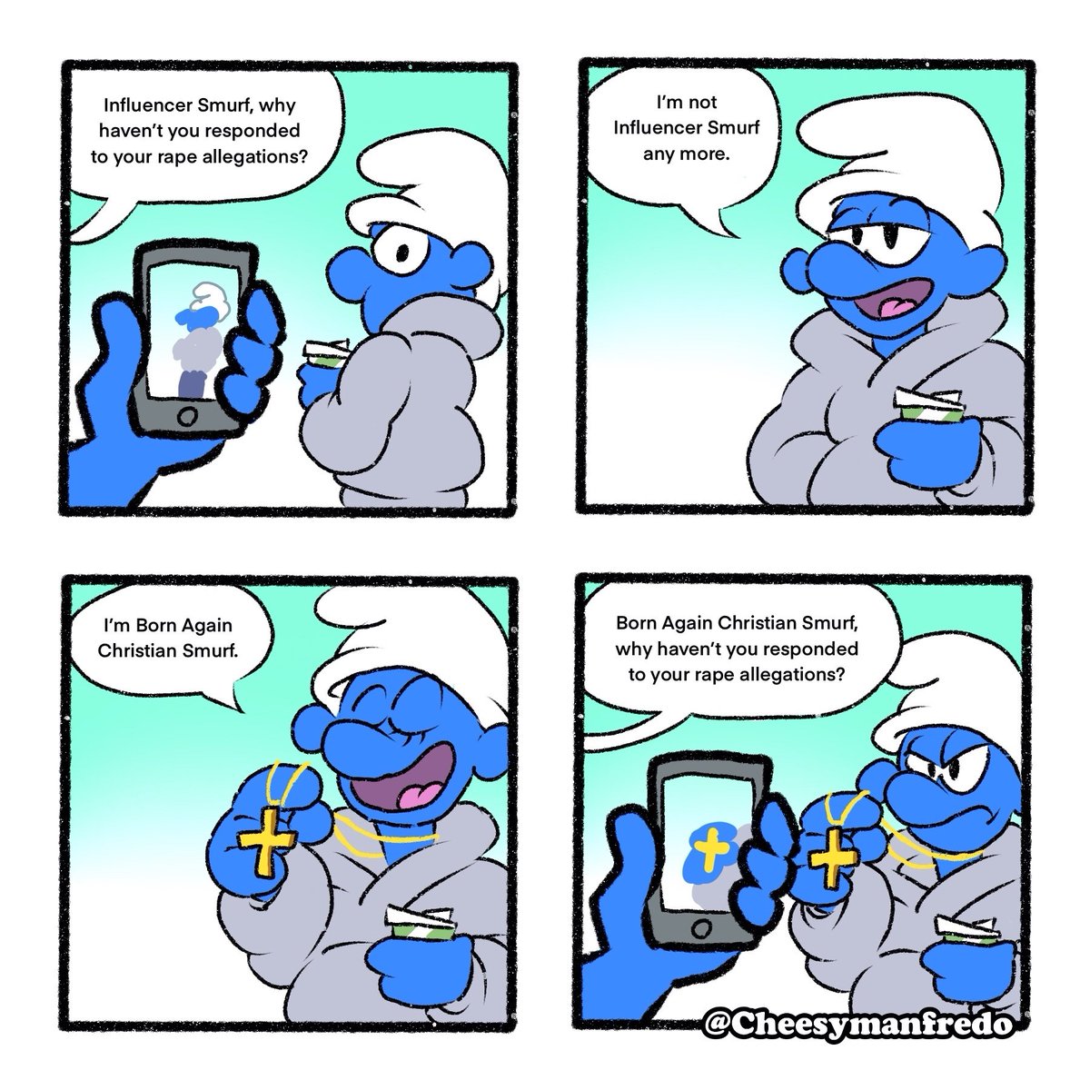 「First comic made on my ipad 」Clown Prince of Comicsの漫画