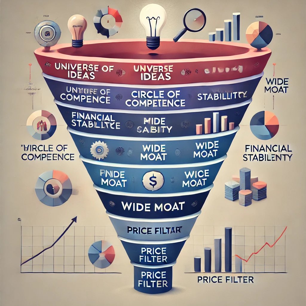 إطار اختيار الأسهم: منهجية تحليل شاملة الصورة المرفقة تقدم منهجية تفصيلية لاختيار الأسهم بناءً ...