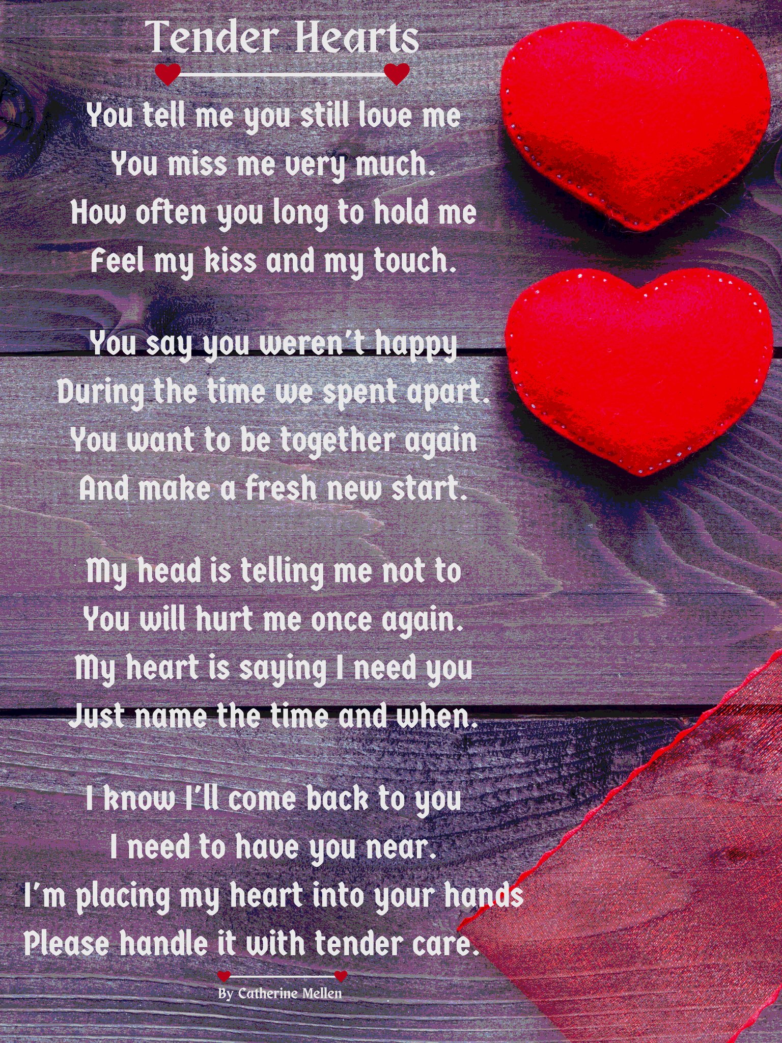 You Touch My Heart Poem
