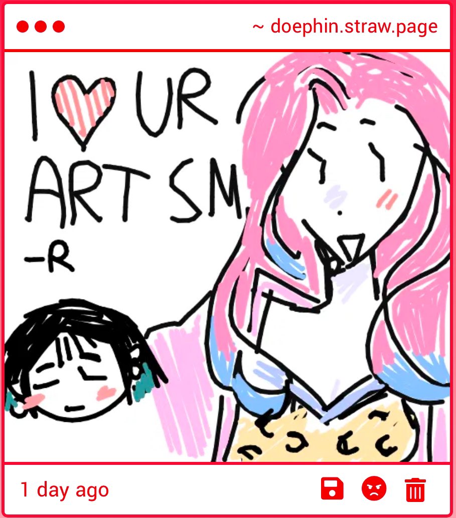 「OMFGGG THANK U SM PAM!!! SORRY IM LATE THEYRE SOOOO CUTIE!!!」moni ☆の漫画