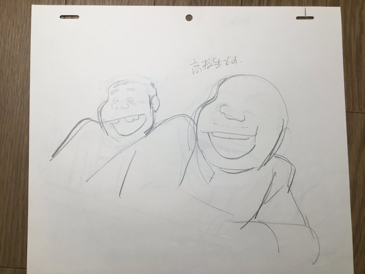 「日生ファミリースペシャル「坊っちゃん」 大橋の描いた高校生。(1枚目、2枚目) +杉野氏の修正 コメント付き。 その② 」大橋学公式サイト Mao Cloudの漫画