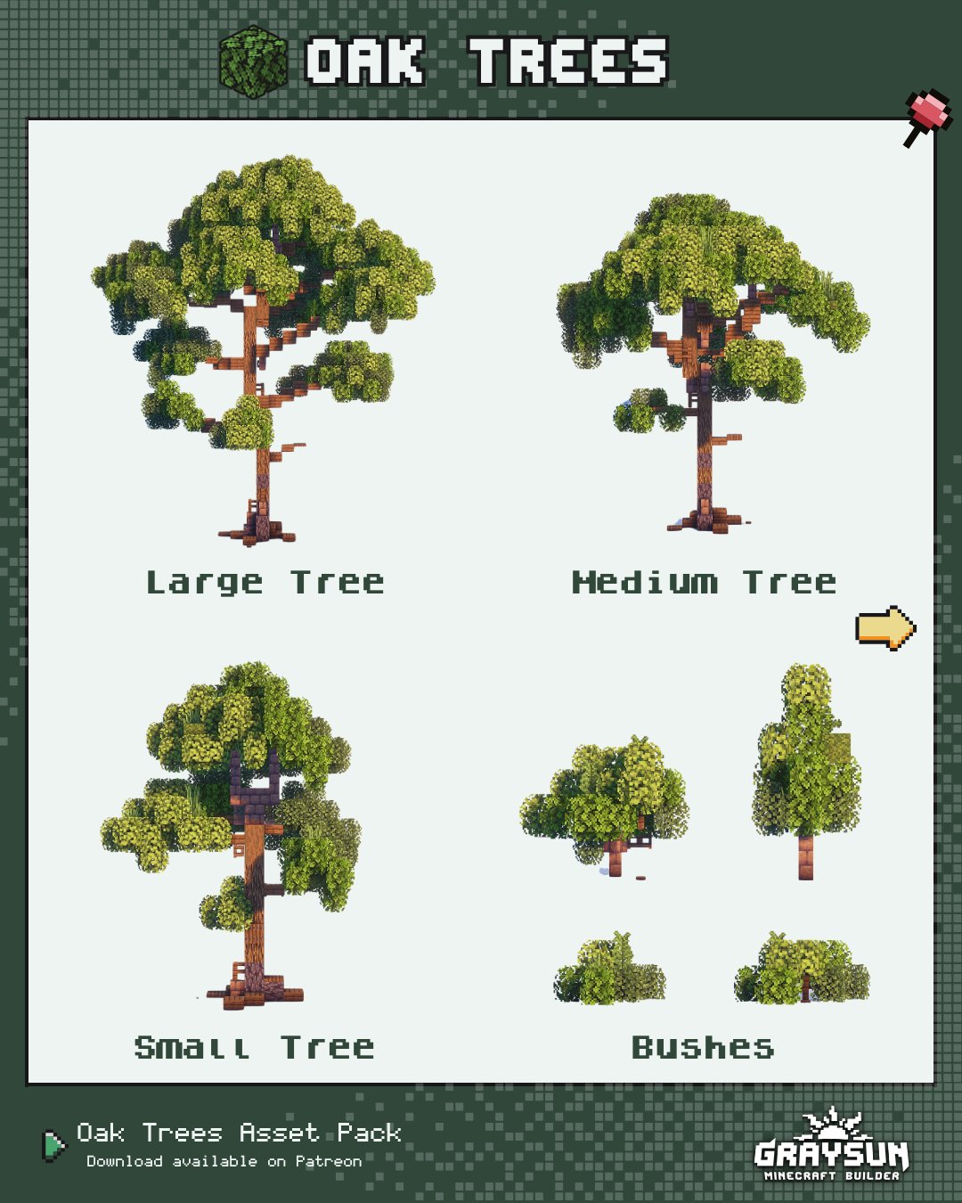 Good Minecraft Bush Designs