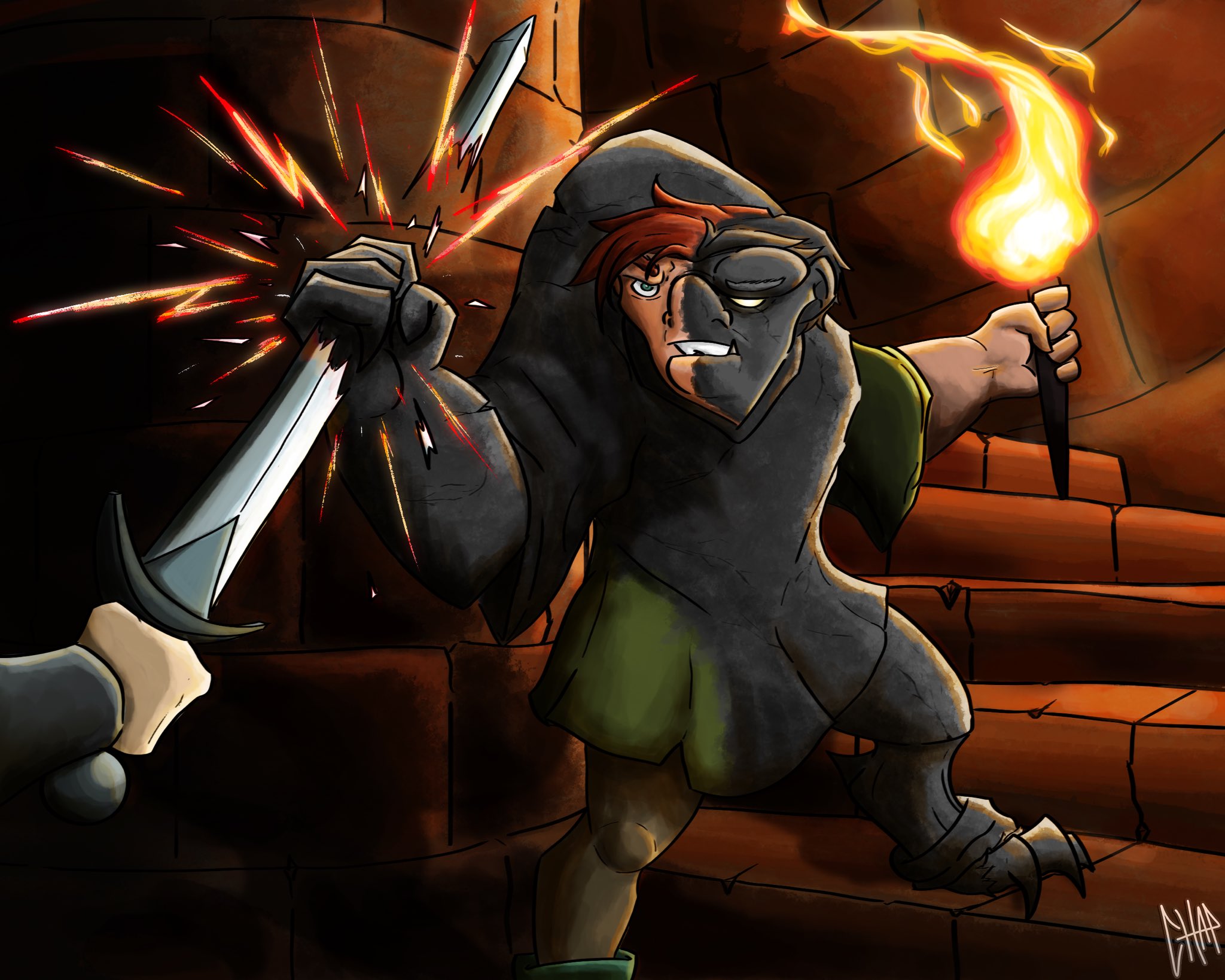 Quasimodo Disney Sad Quasimodo Transformation By SelenaEde On