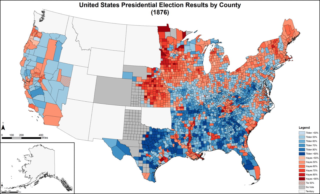 Election Of 1876 Map Are Close Presidential Elections The New Normal?