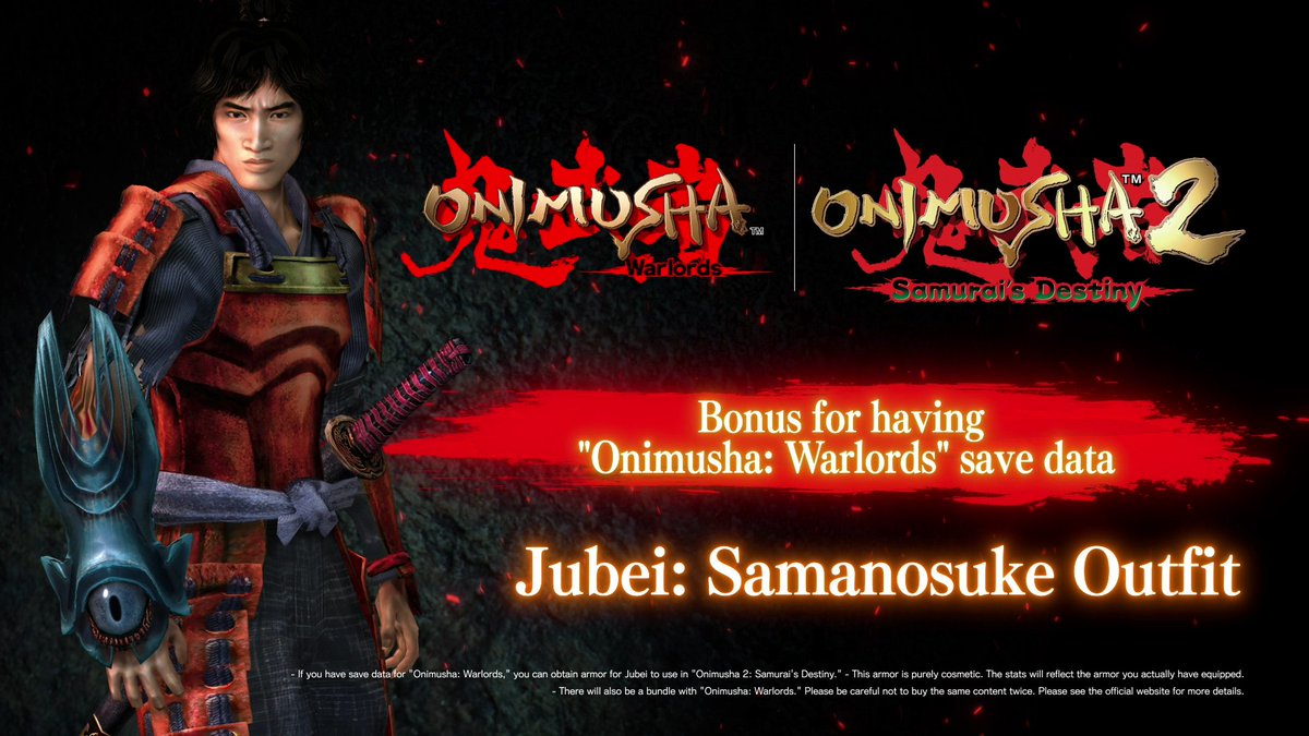Jubei Akechi Onimusha 2: Samurai's Destiny Remaster To Launch On May