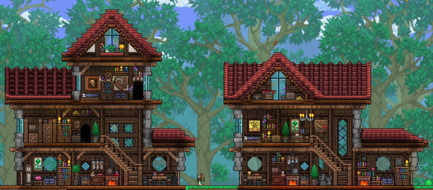 Terraria Npc House Truffle's House. Made With «Chad's Furniture Mod»