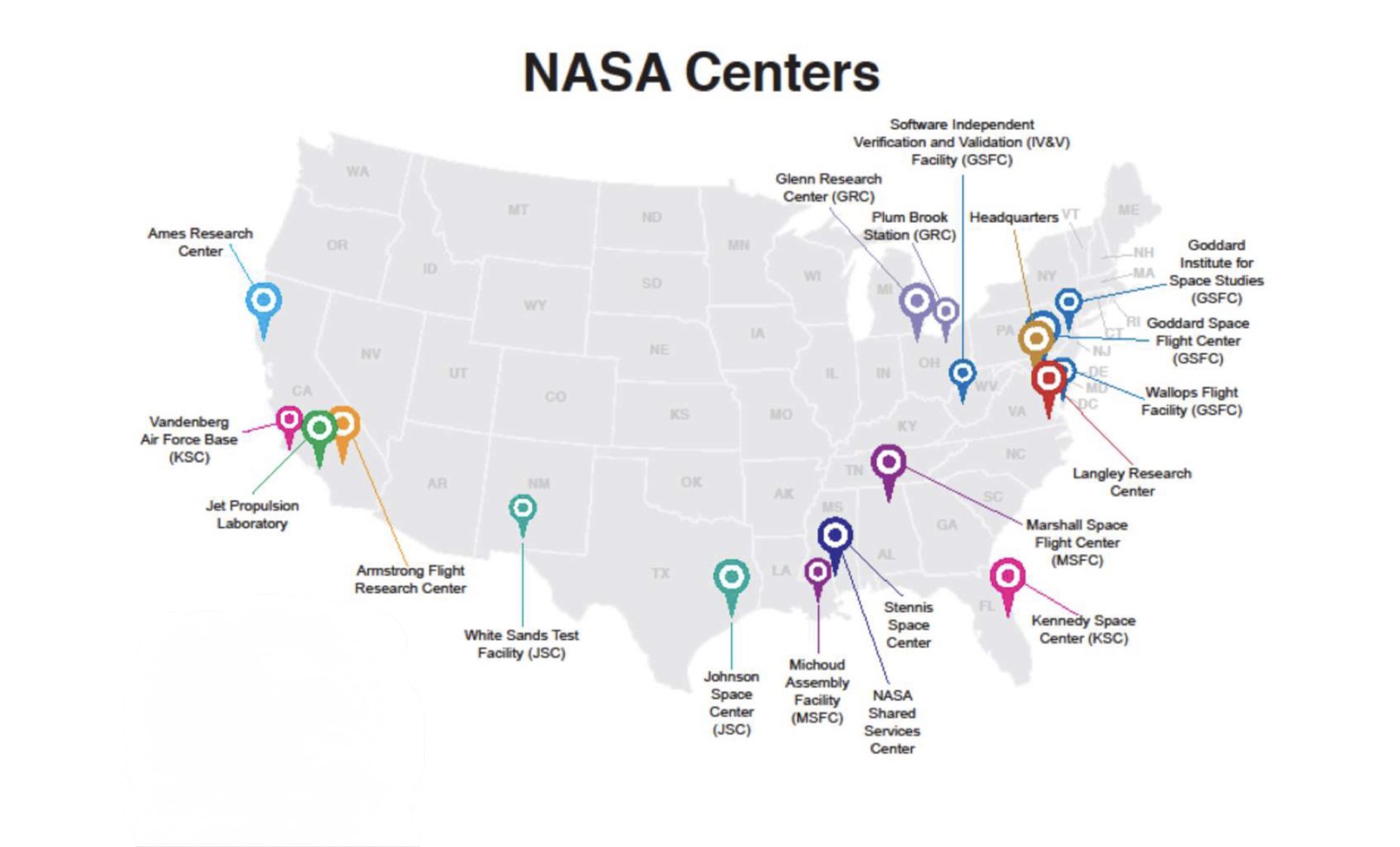 Map Of Nasa Centers In Us NASA Earthdata Seven Interactive Stories