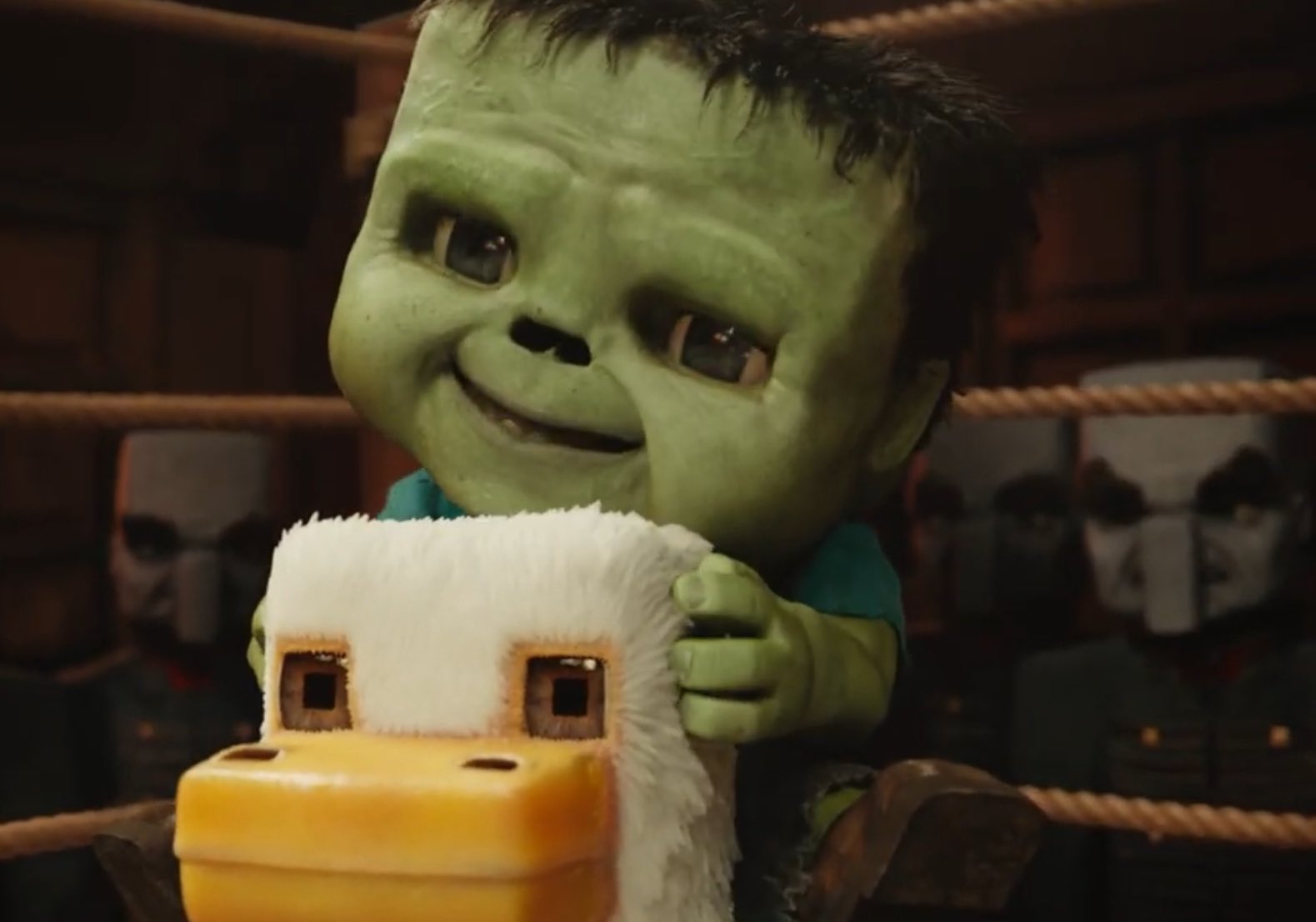 Bambino Zombi Abitante Del Villaggio Minecraft Un Baby Zombie Su Uno
