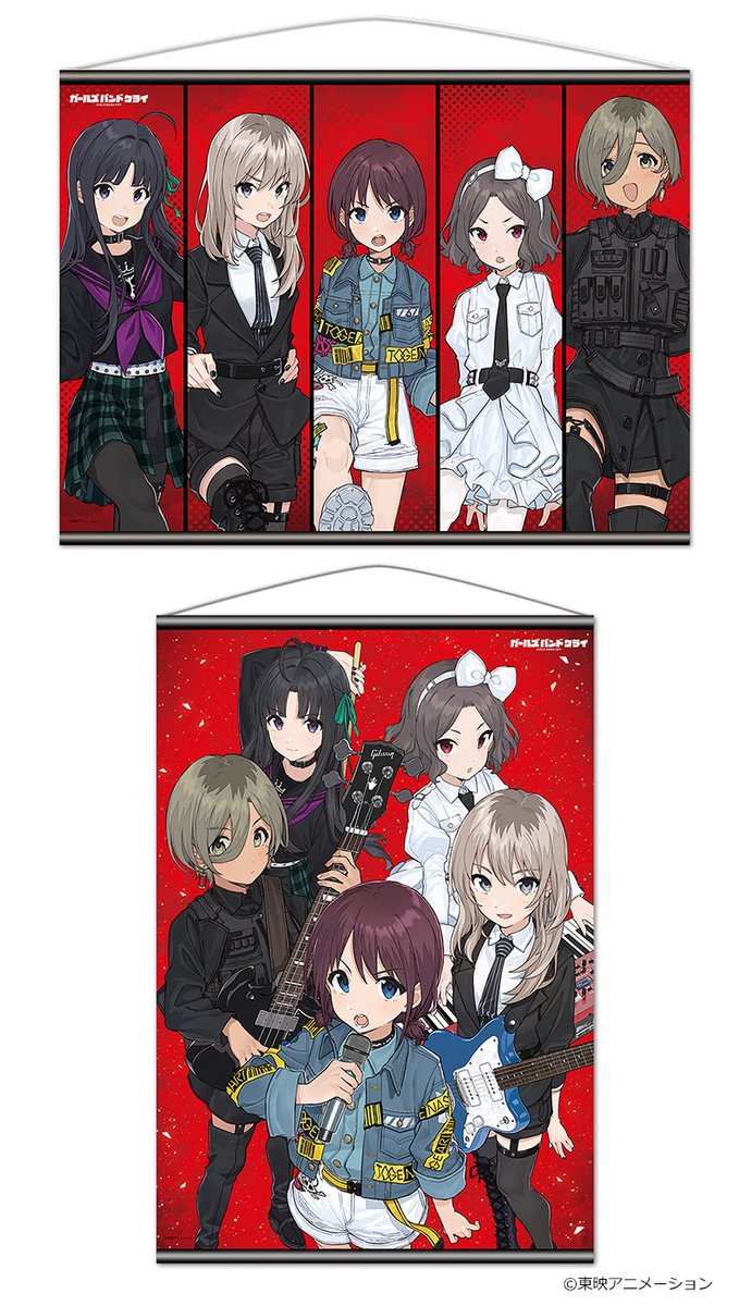 【情報】アズメーカー《Girls Band Cry》立牌、毛巾、造型貼紙、場景立牌、馬克杯、B2掛軸、T恤，開放預購中！ @Girls Band Cry 哈啦板 - 巴哈姆特