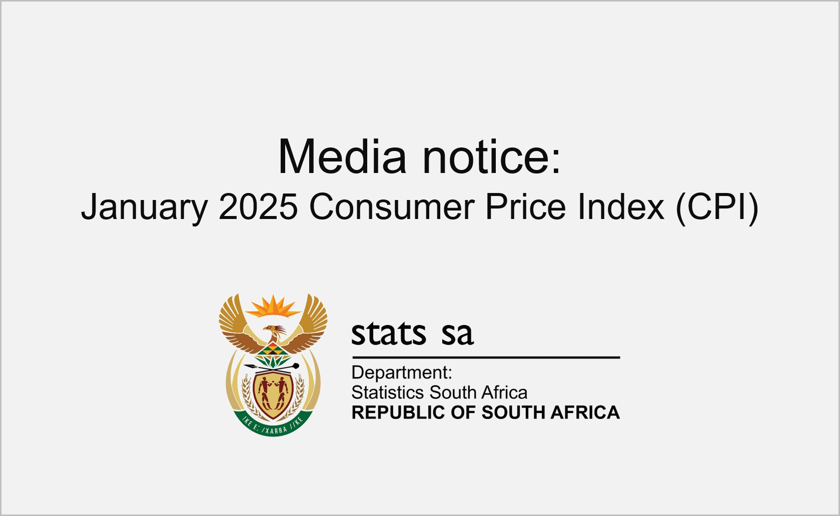 Statistics South Africa Logo