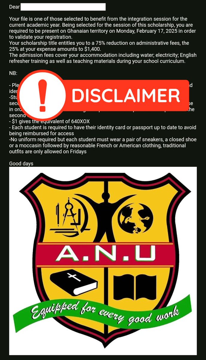 All Nations University Logo