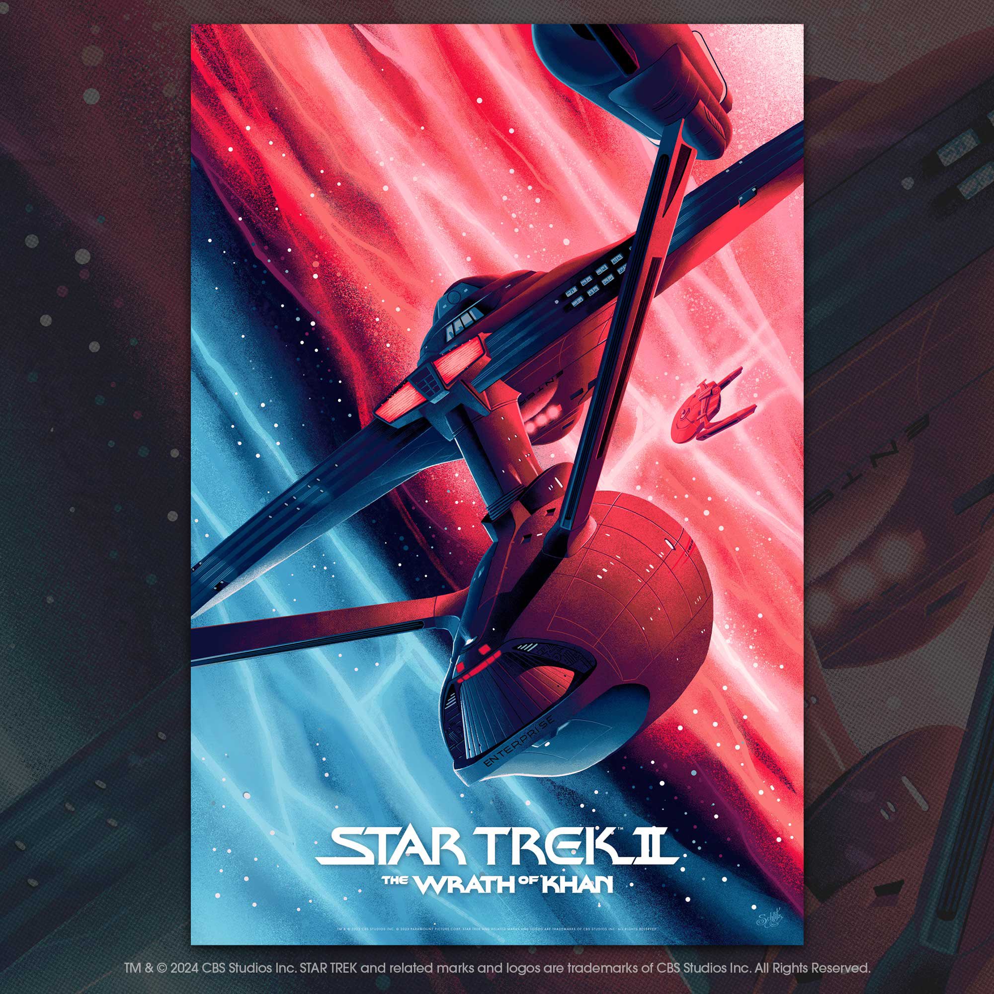 Star Trek Wrath Of Khan Movie Poster Star Trek II: The Wrath Of Khan