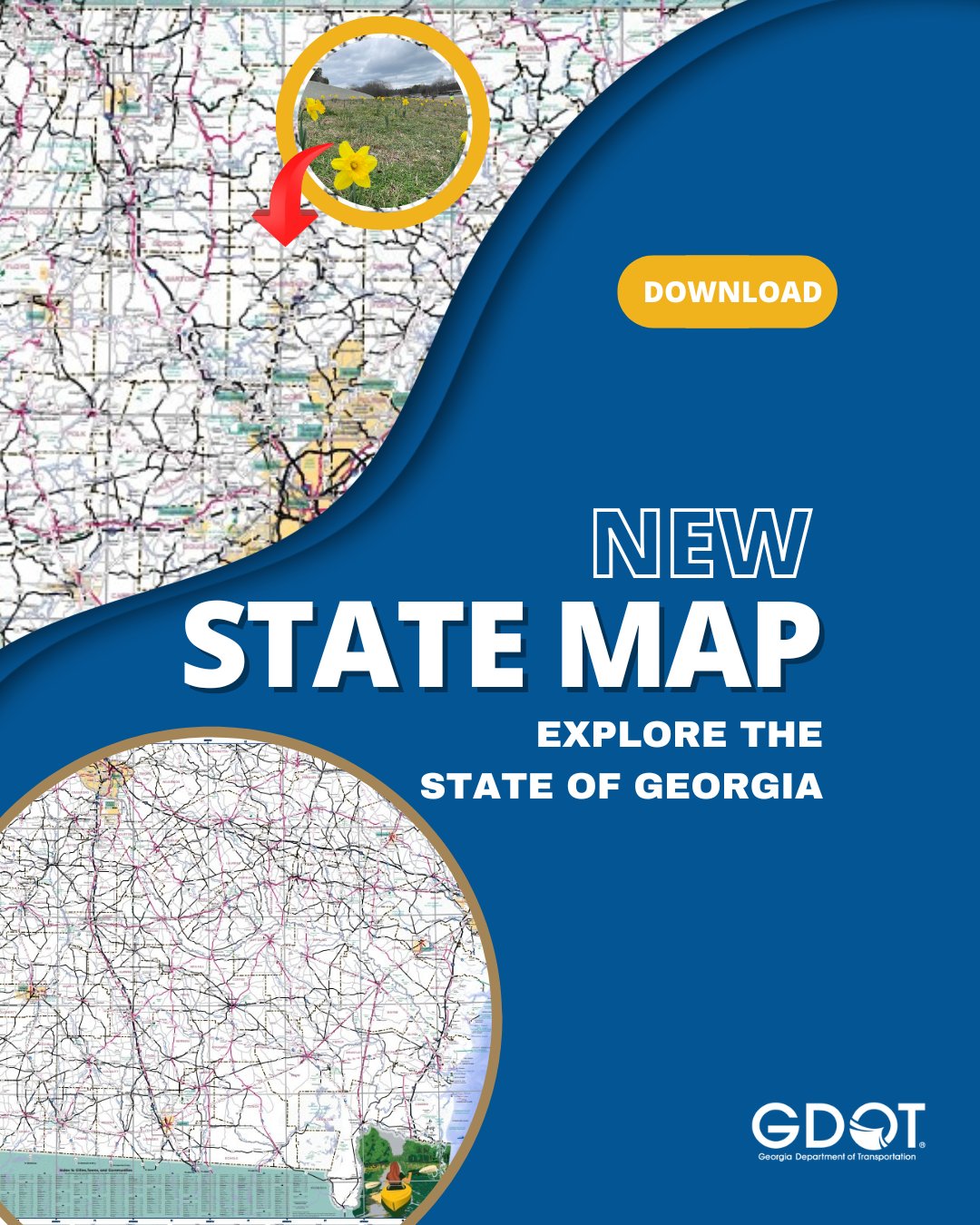 Large Map Of State Georgia Georgia State Parks & Federal Lands Map