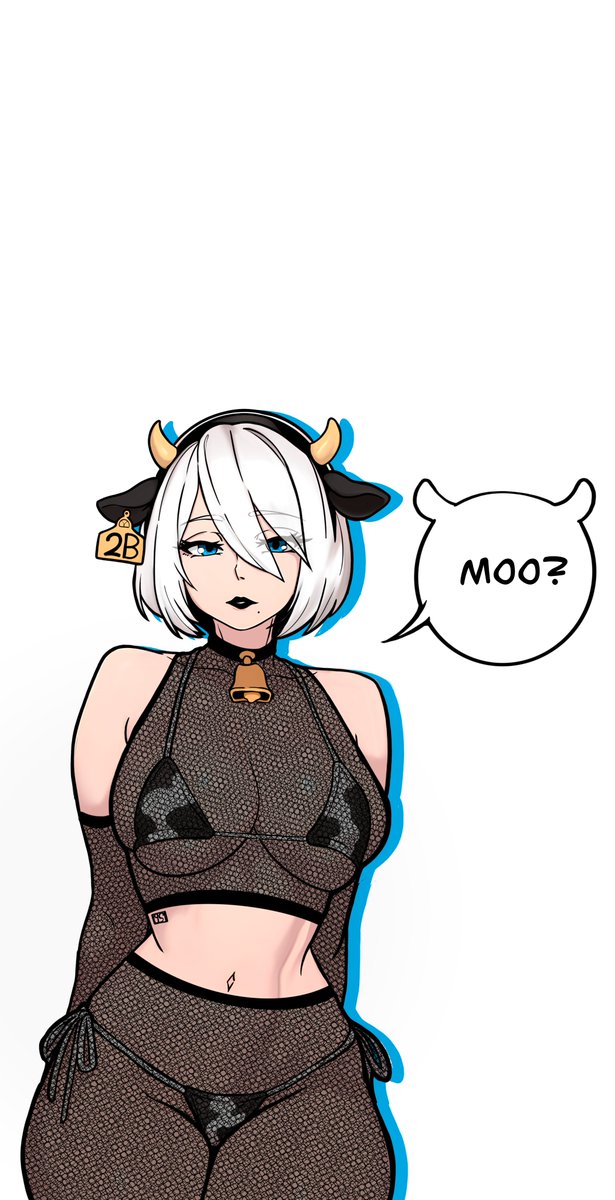 ヨルハ二号B型 「」|Redpostit (Comm closed)のイラスト