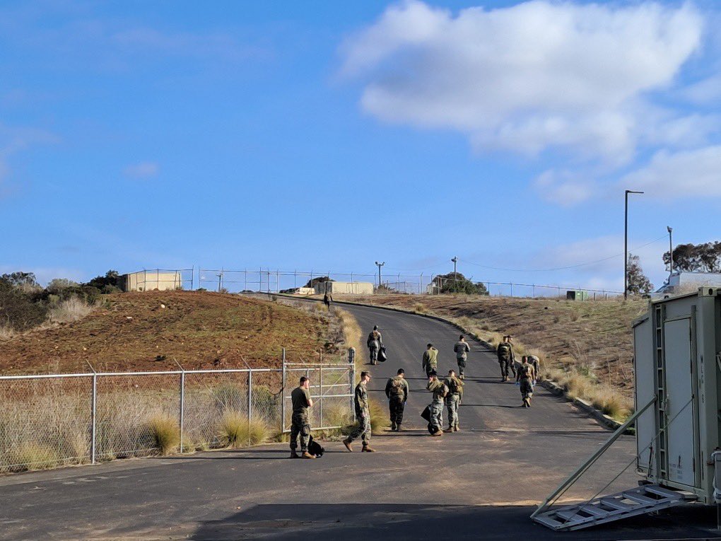 Camp Pendleton Street Sign Vehicle Rams Into Camp Pendleton Gate