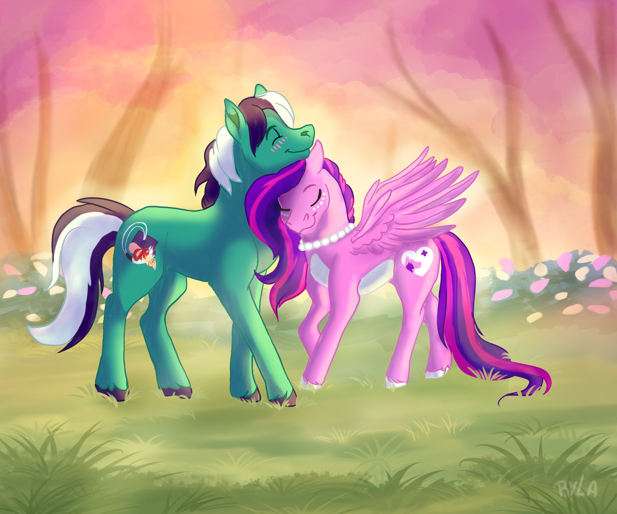 What Is Love Gif Mlp YCH | Animation | Nose Rubs By Marieartbook