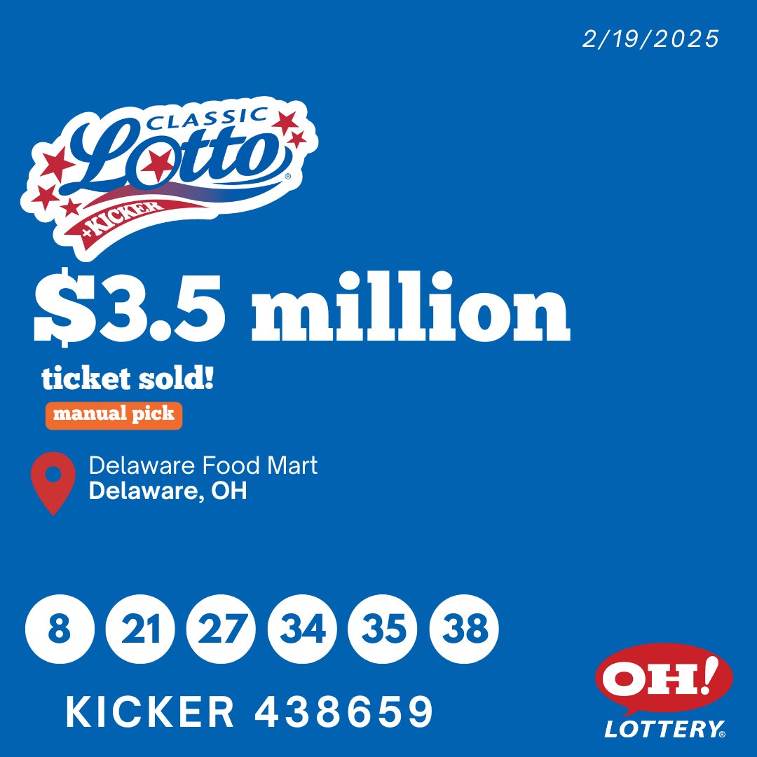 Ohio Lottery Winning Numbers We Have Your Ohio Lottery Hook Up! Keno,