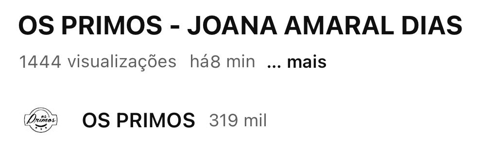 Os Primos Logo Os Vídeos | Os Primos