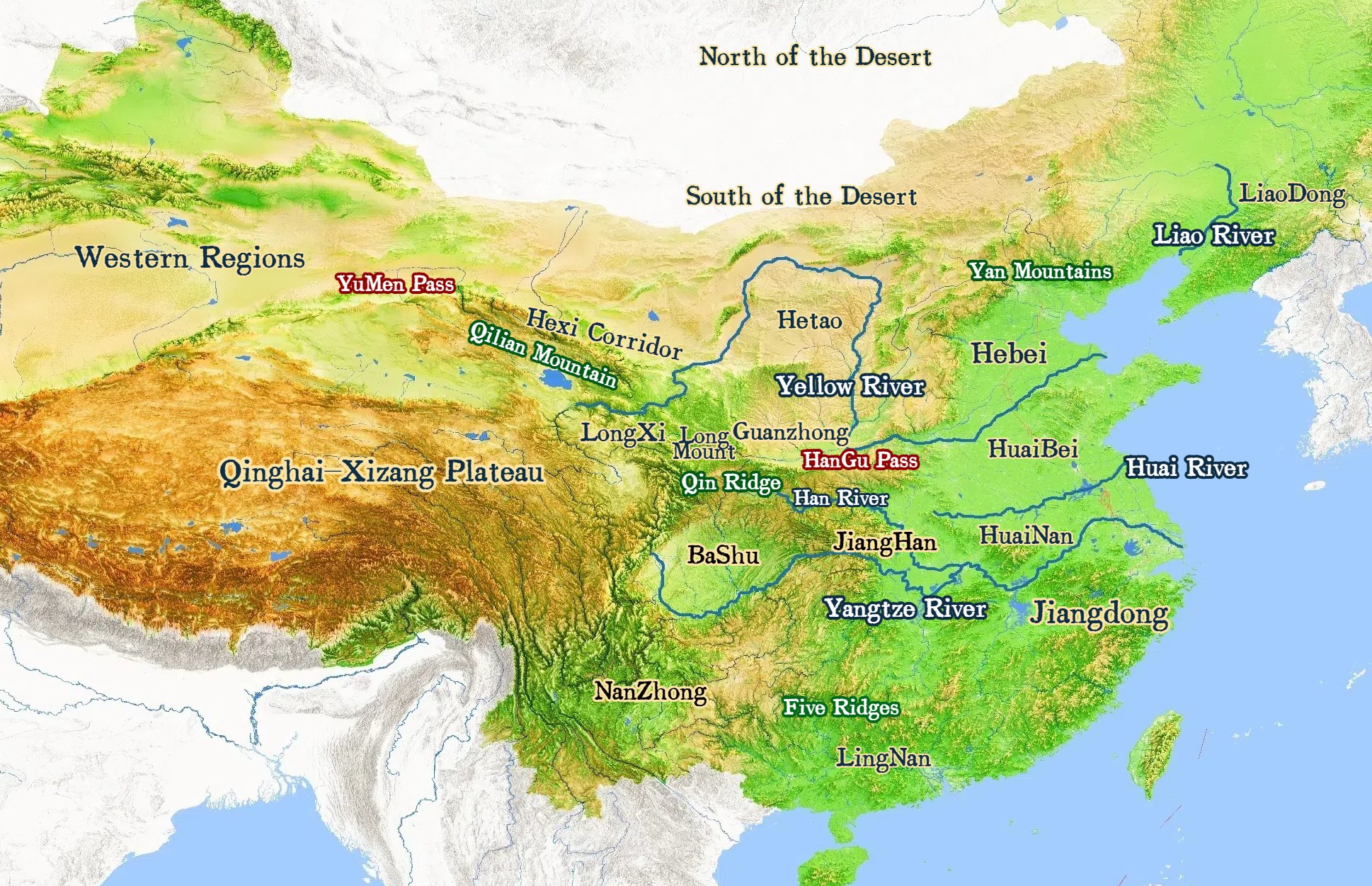 Manchurian Plain Physical Map High Resolution Lithospheric Structure