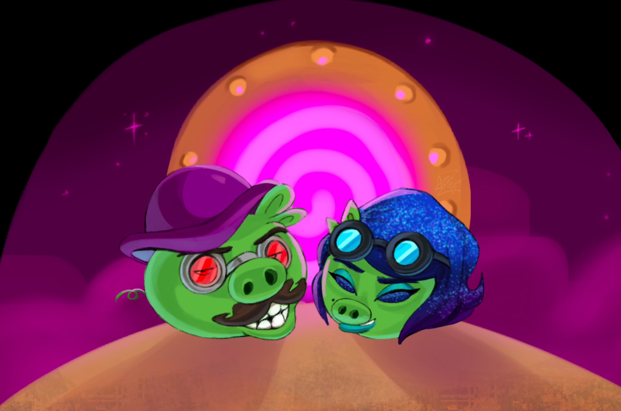 Angry Birds Space Pigs Characters