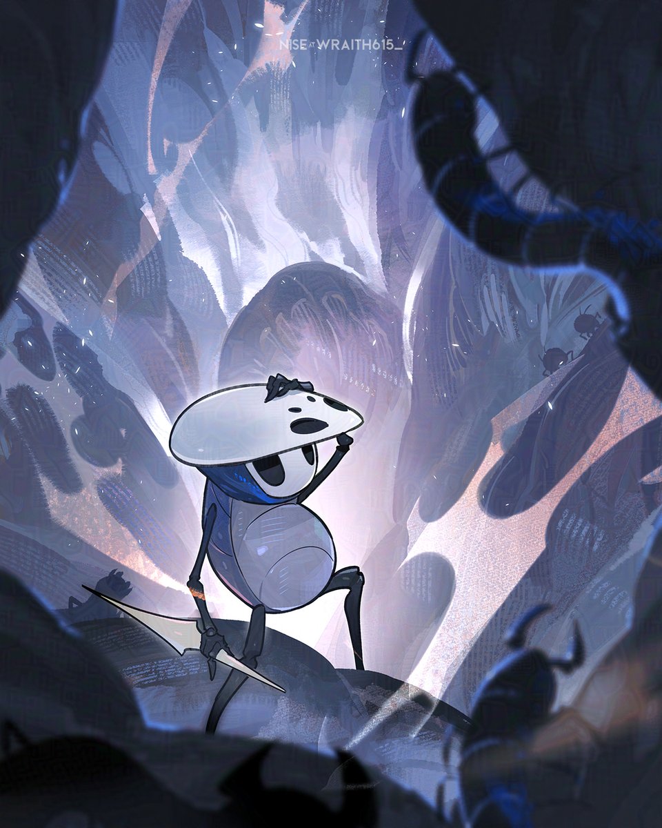 「#Hollowknight Howling Cliffs.Illustratio」|niseのイラスト