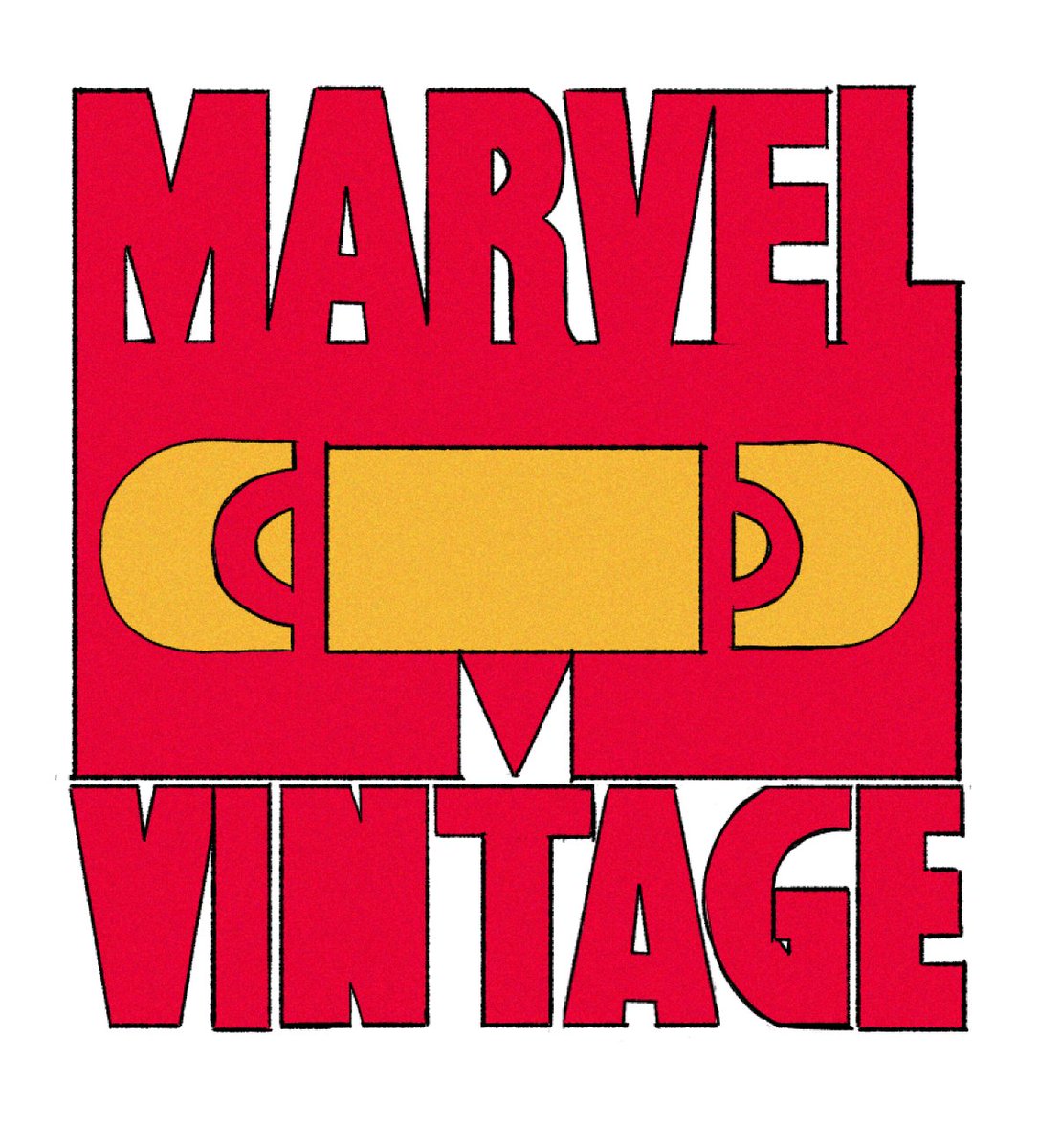 Vintage Marvel Logo Retro Cards & Templates | Zazzle