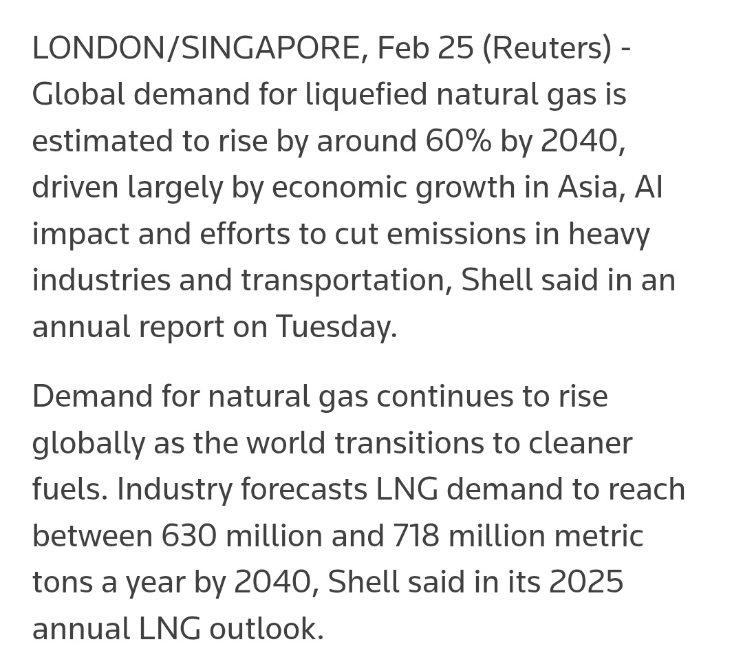 Shell's LNG Outlook 2025 Projects 60% Increase in Global LNG Demand by 2040, Plans to Eliminate ...