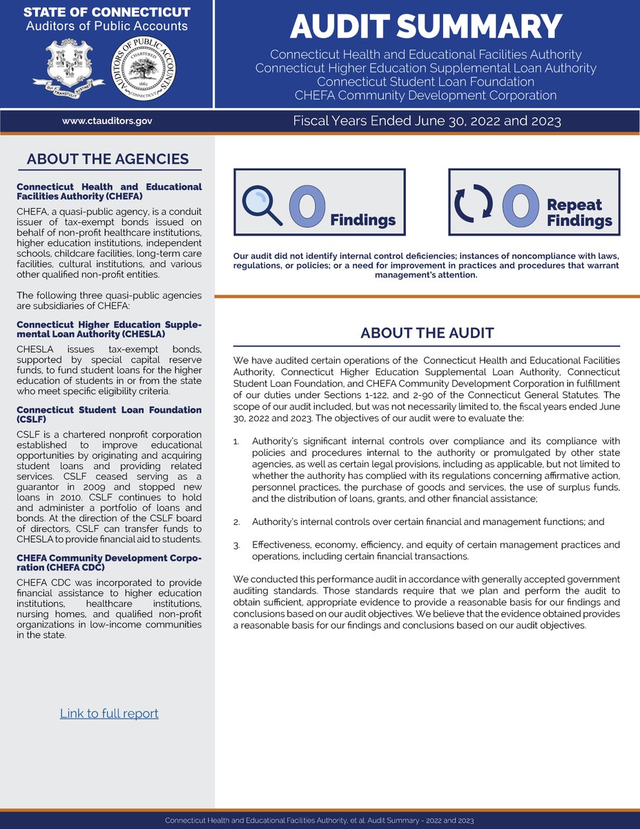 APA | CT – Connecticut State Auditors of Public Accounts