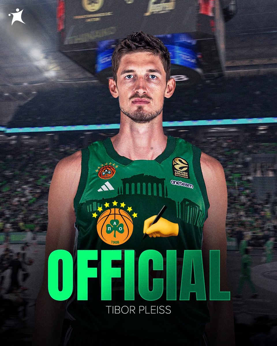 Panathinaikos Signs Tibor Pleiss Until End of 2024-25 Season, Reuniting ...