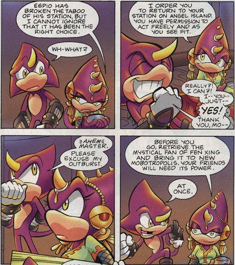 「In Archie's Sonic the Hedgehog comics, Espio's mother serves」Semi ...