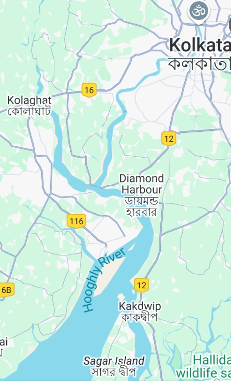 Ganga Sagar Map