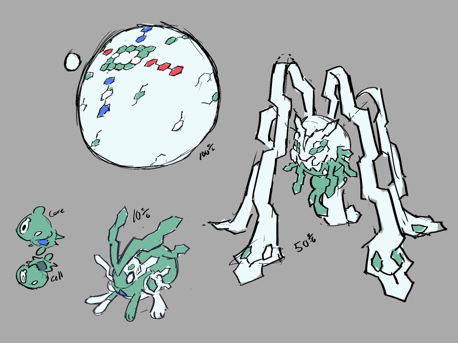 Pokemon Zygarde Sprite